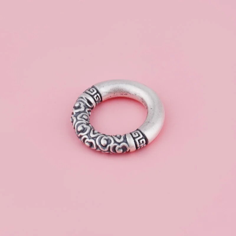 Серебряное кольцо из чистого серебра 999