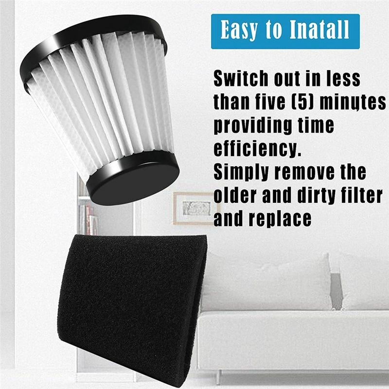 Сменный фильтр для пылесоса Style F117, SD20005RED, SD30025B и BD22025, сравните с запчастями AD40117