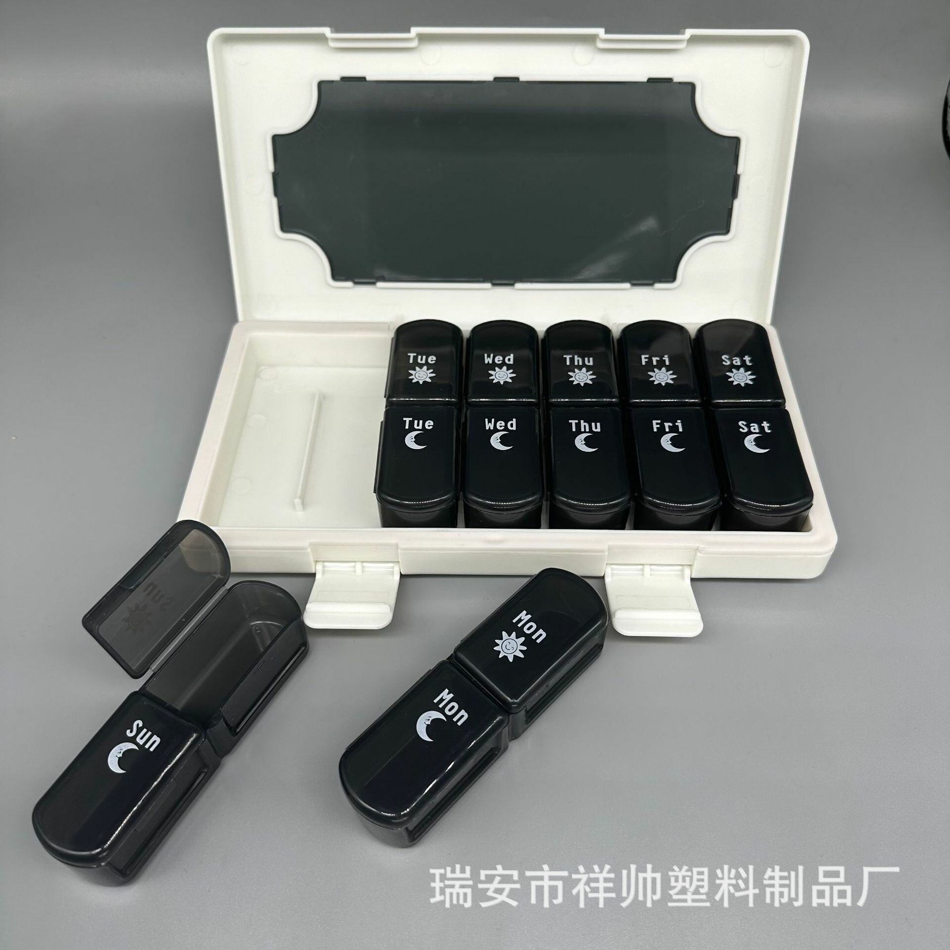 Новая высококачественная цветная складная портативная коробка с отделениями, герметичная коробка для хранения, 14 отделений, 21 отделение, пластиковая коробка