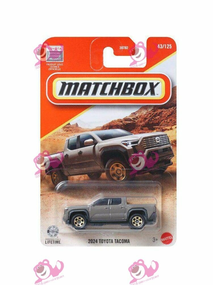 Машинка Matchbox Toys 1:64 Scale Die-Cast Basic Car 30782 2024 Toyota Tacoma