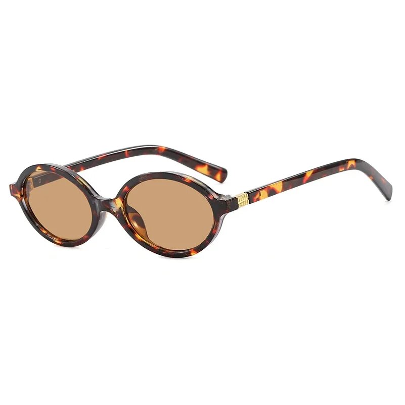 Солнцезащитные очки женские Leopard Tea -2.00 Myopia