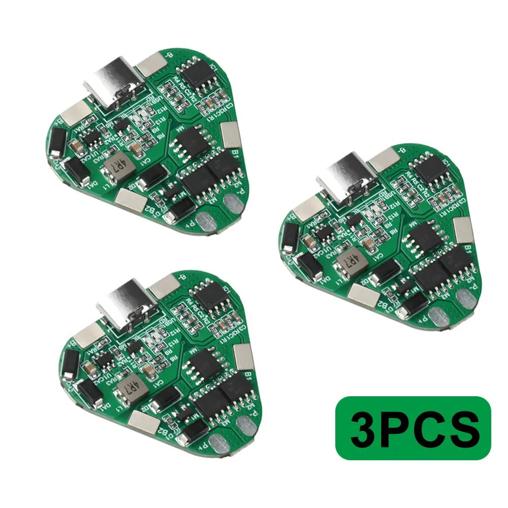 BMS плата защиты литиевой батареи 12В 20А, 3PCS