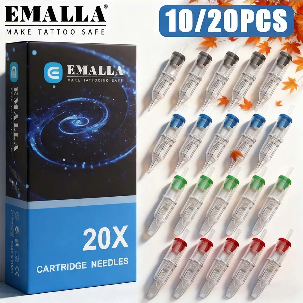 Иглы для тату EMALLA 1201RL 0.35mm, 20шт