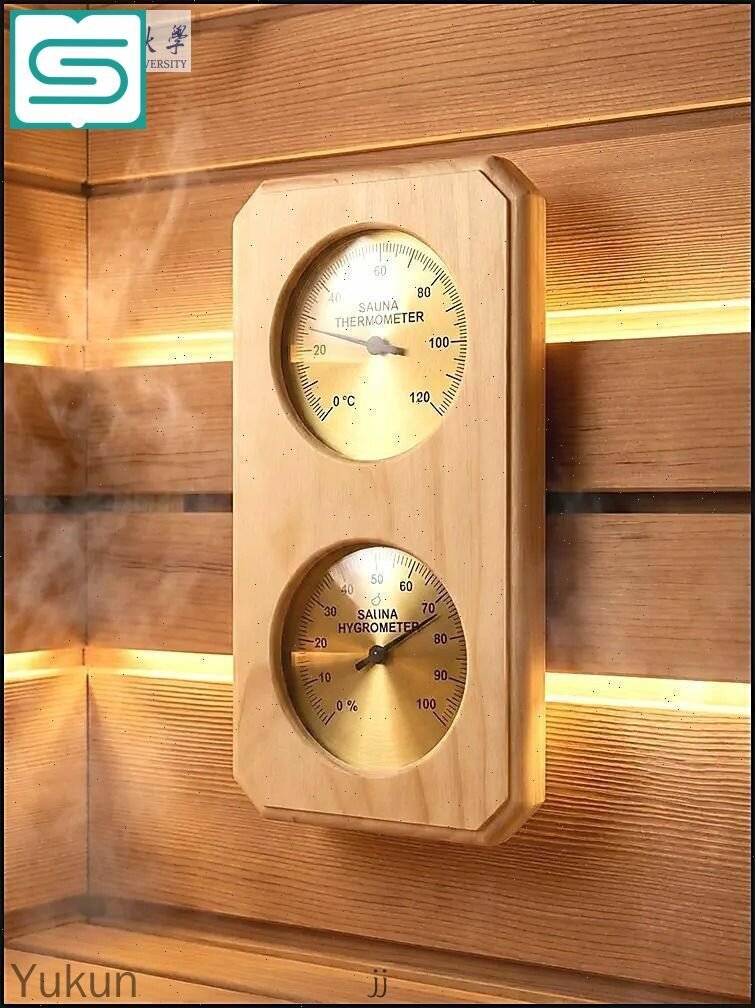 Термометр для бани, Термометр-гигрометр настенный для бани и сауны