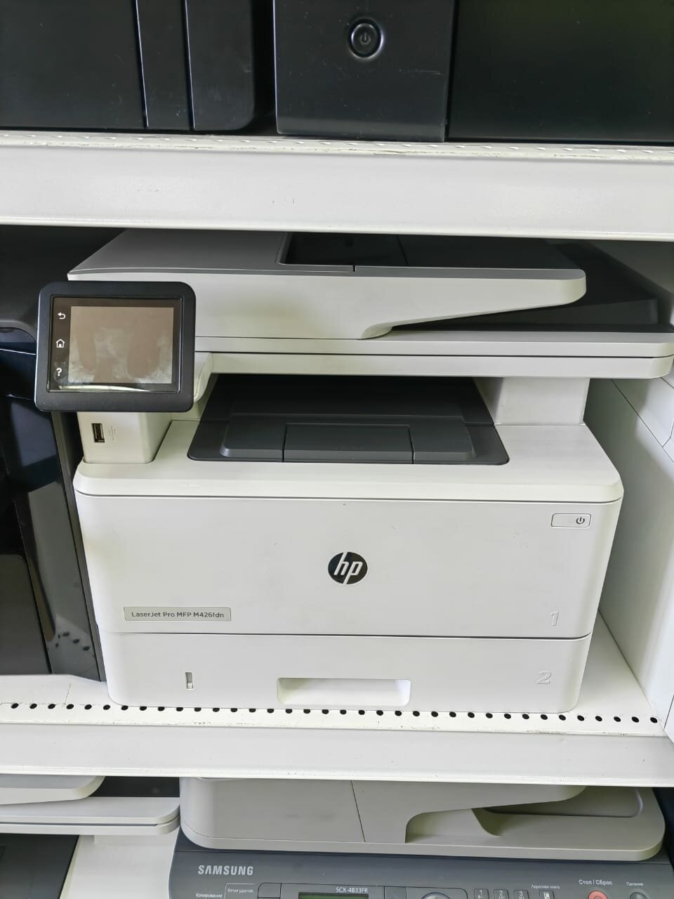 Мфу лазерное HP LaserJet Pro MFP M426 fdn для офиса и склада, сетевой, полнодуплексный, двусторонняя печать