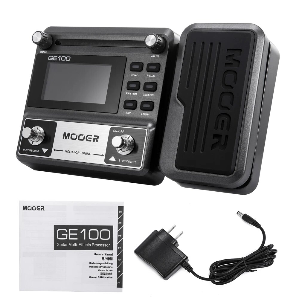 MOOER GE100 многоэффектная педаль для гитары US Plug