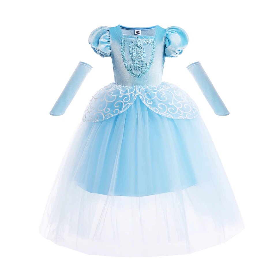 Платье принцессы Золушки DreamParty 5-6T(tag 130), B1