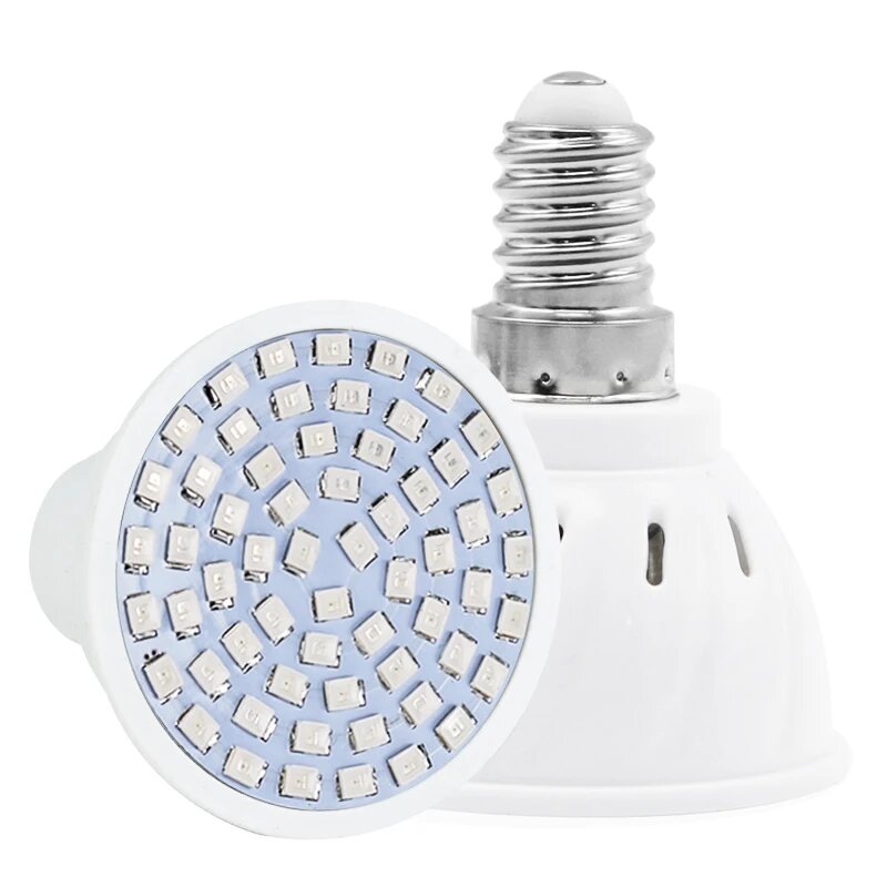 Фитолампа YNL полный спектр 220В E14, 60leds