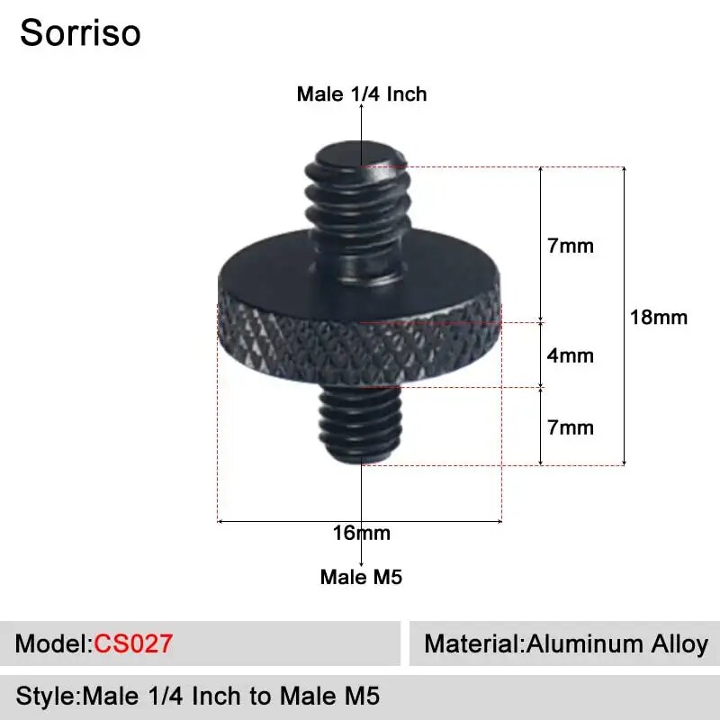 Переходник для крепления штатива Sorriso
