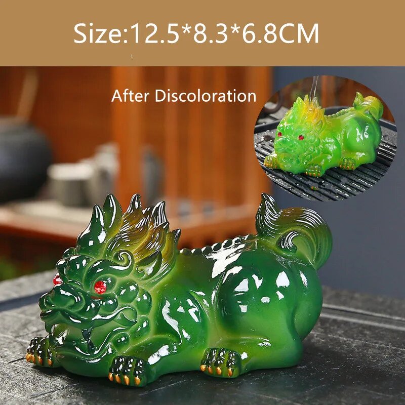 Цветная фигурка льва из смолы, Color: C, 12.5*8.3*6.8CM