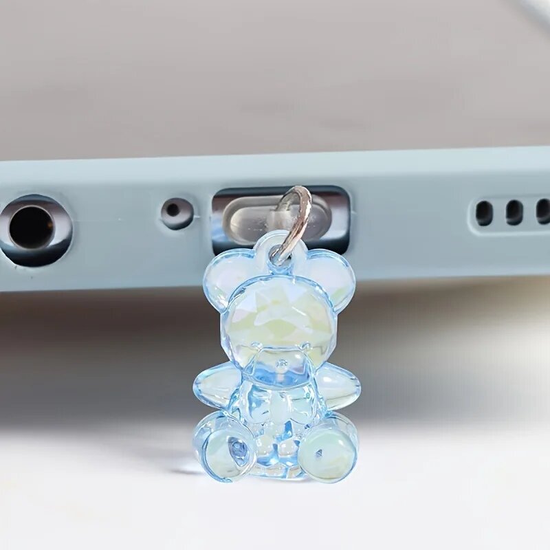 Милый мультяшный кулон типа C, пылезащитная заглушка для Samsung IPhone 16 15, SJ56For iphone 6-14