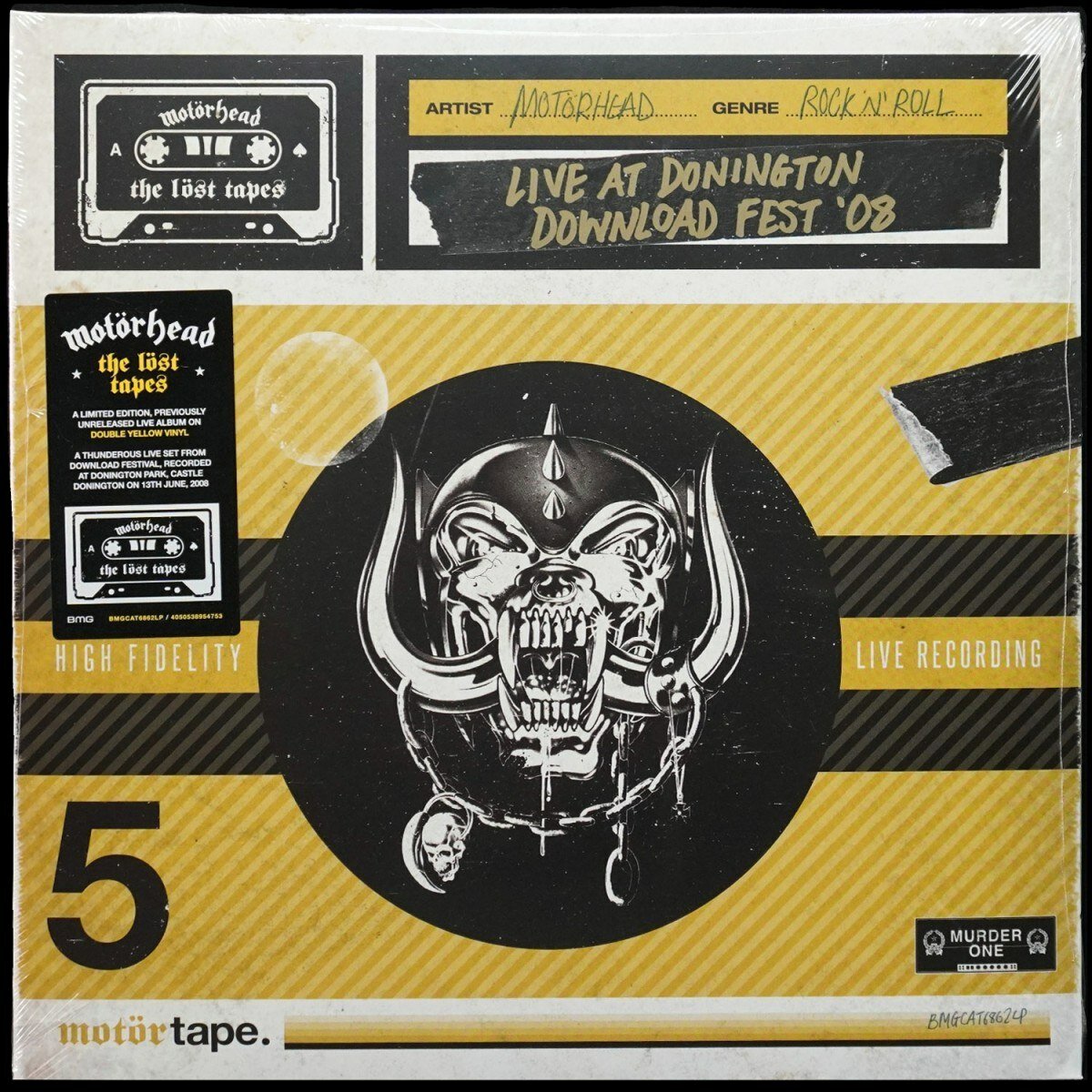 Виниловая пластинка BMG Motorhead – Lost Tapes Vol. 5 (Live At Donington Download Fest '08) (цветной винил)