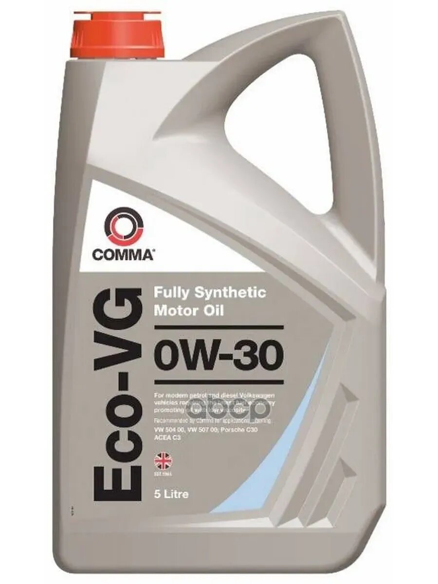 COMMA Comma 0W30 Eco-Vg (5L)_ Моторное! Синтетика Vw 504 00,