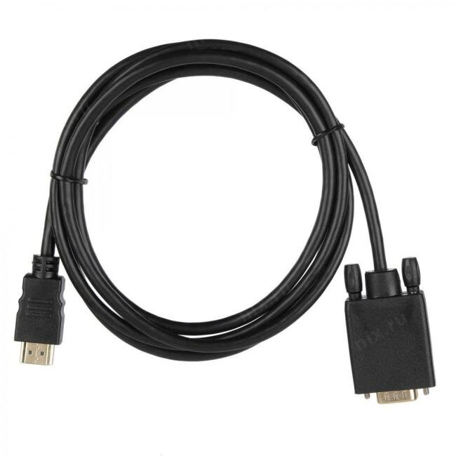 Кабель ACD-DHVM1-18B [ACD-DHVM1-18B] HDMI 1.4, Golden Plated,19m/15m, HDMI-VGA Черный, 1.8м (742323) — фото 1