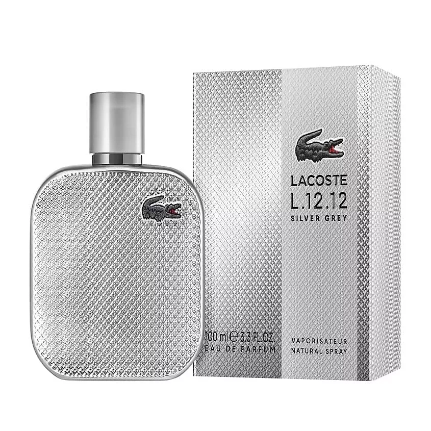 Парфюм Lacoste L 12 12 Silver Grey для мужчин 100 мл - Лакост Л 12 12 Сильвер Грей Серебряный