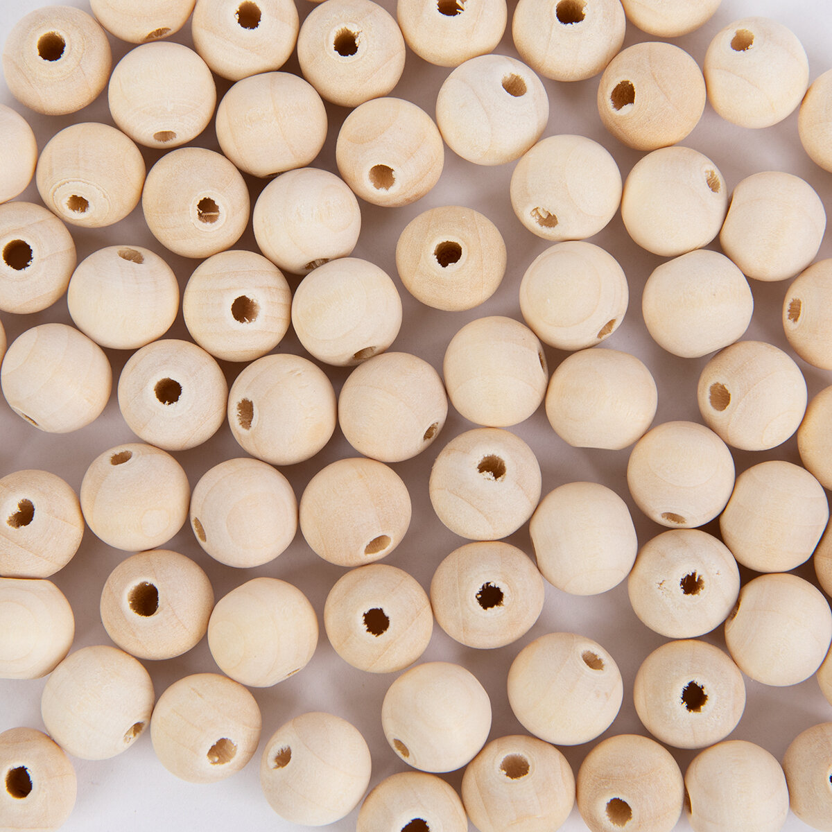 Бусины деревянные "Zlatka" HWBE-12 12 мм 40 г светлое дерево