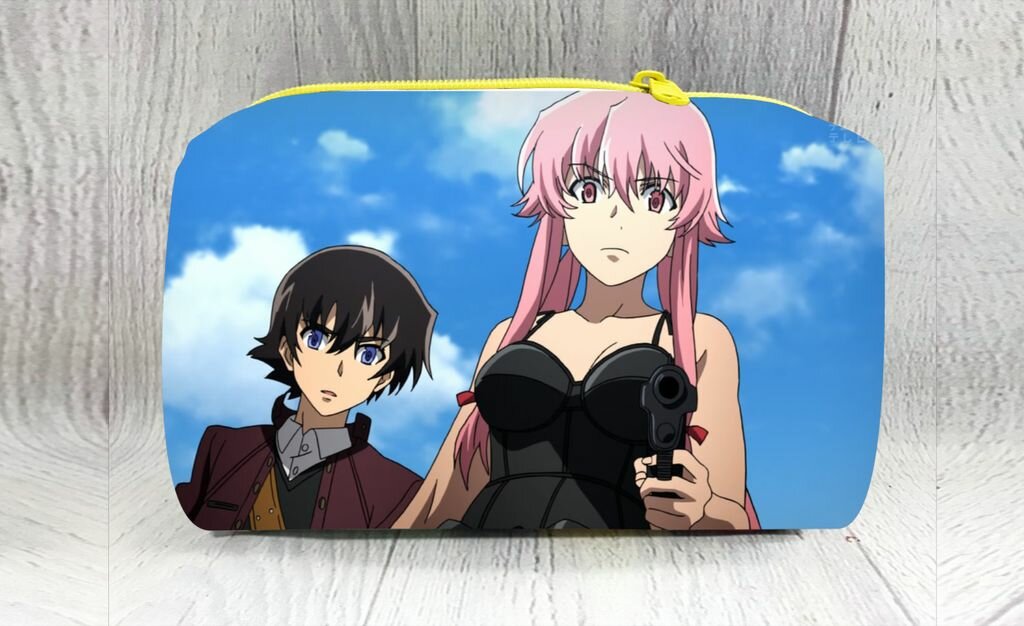 Пенал мягкий горизонтальный The Future Diary, Дневник будущего №3