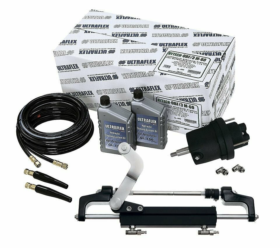 Гидравлическая рулевая система Hytech (UC95-OBF/3), шланги и масло в комплекте (10268666)