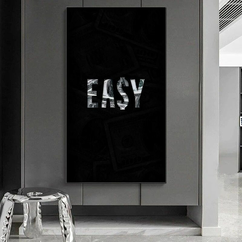 Картина на стену для интерьера от бренда Pechat Vip из категории Деньги-правят-миром 40х70 см.