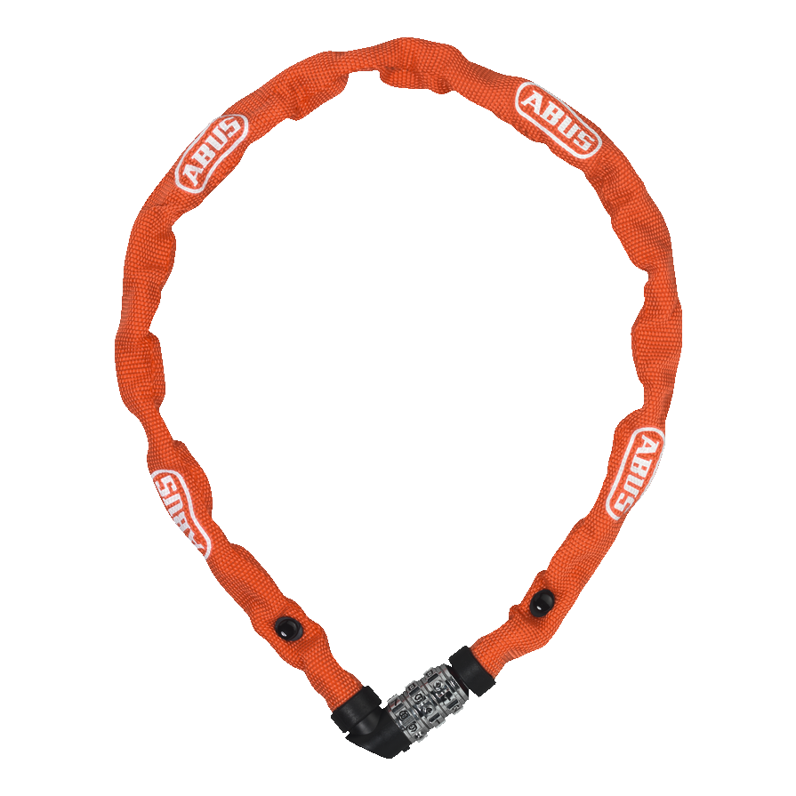 Велозамок цепной ABUS Web 1200/60, кодовый, оранжевый