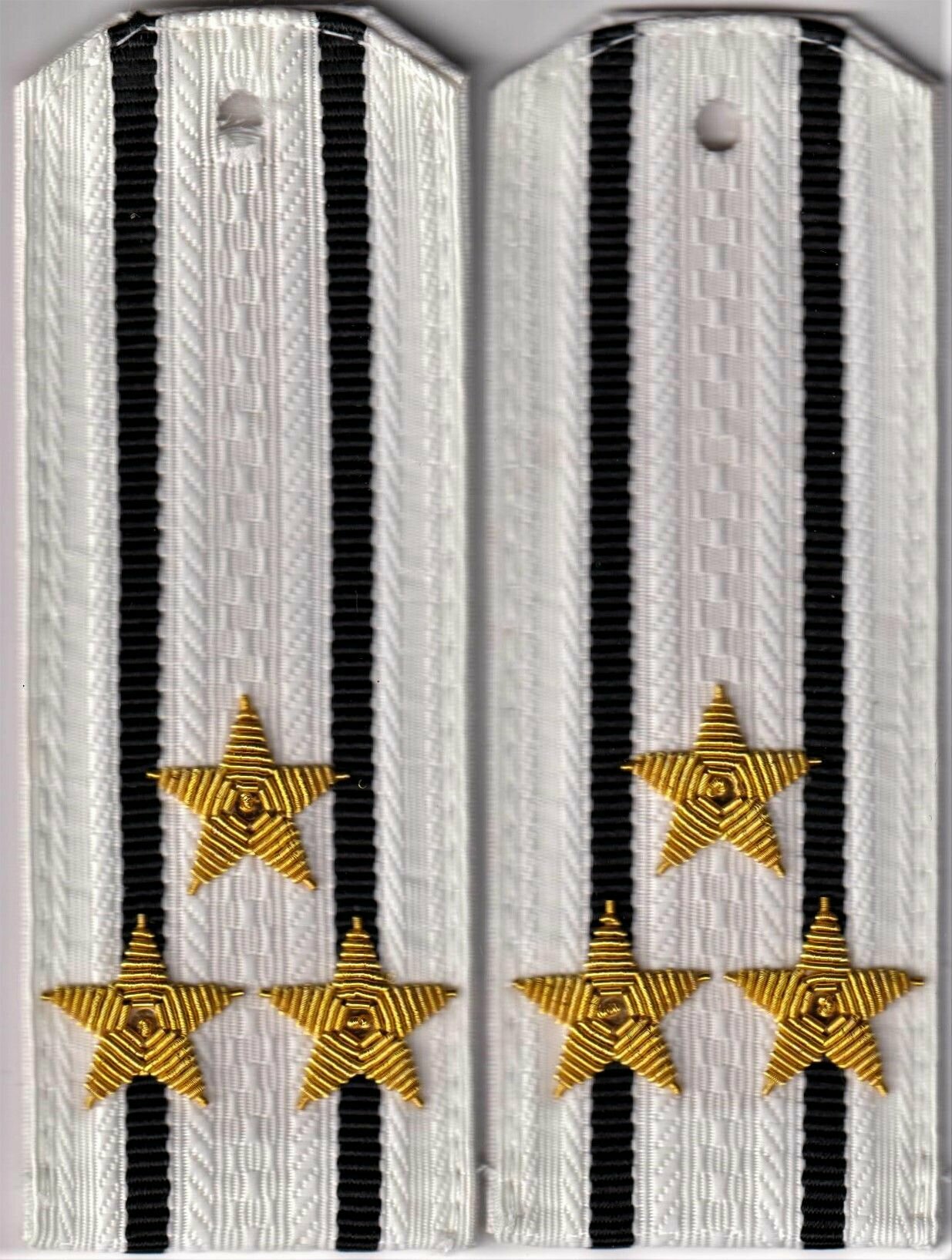 Погоны ВМФ на белую рубашку, капитан 1-го ранга