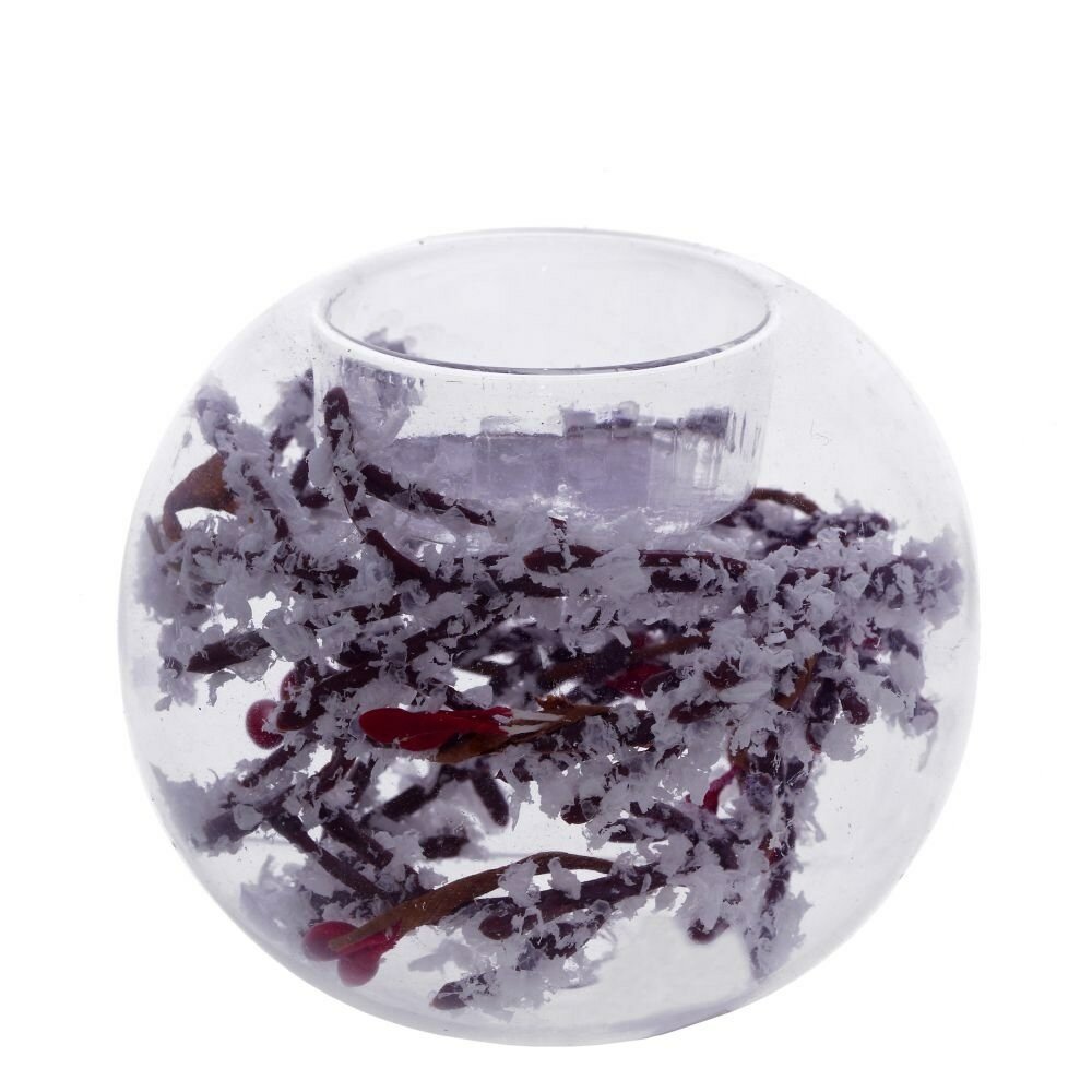 Подсвечник "Новогодний шар" , L=8 W=8 H=7 см