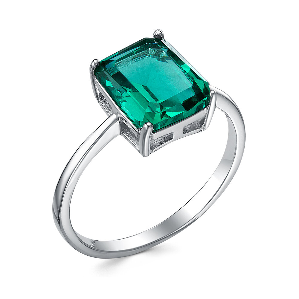 Кольцо, серебро, 925 проба, стекло