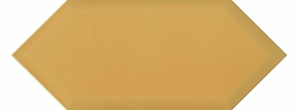 KERAMA MARAZZI Плитка Алмаш грань желтый глянцевый глянц, 14x34 9,2 мм, арт. 35019 (цена за 0.709 м2)