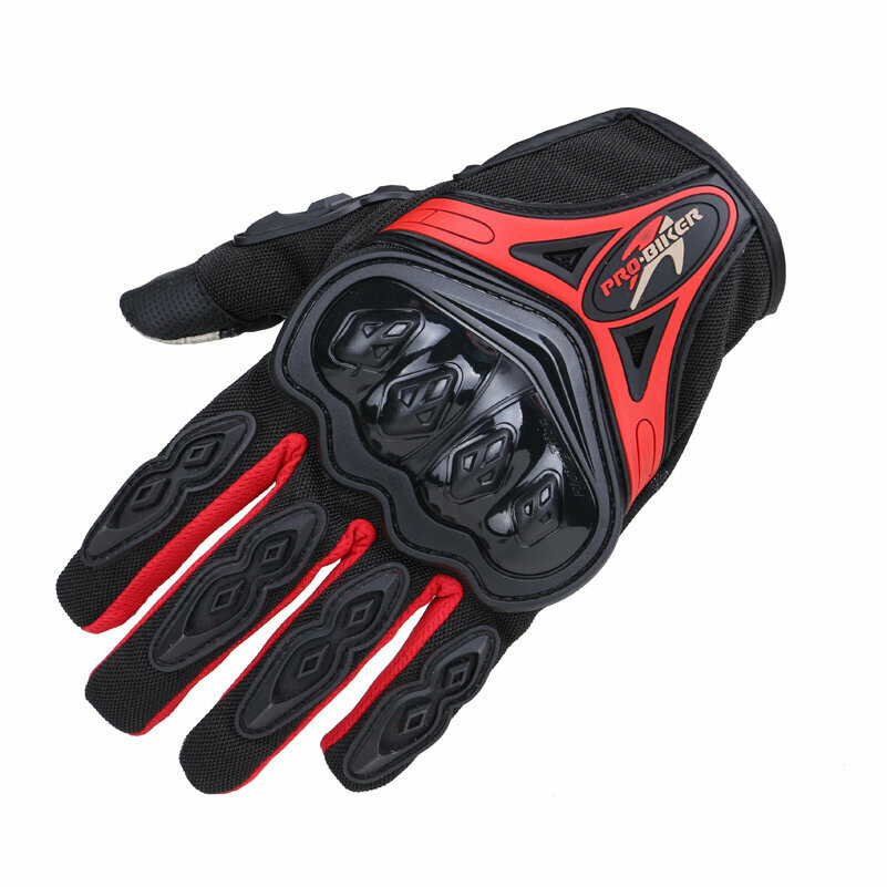 Мотоперчатки Текстиль Короткие Pro-Biker MCS-42 Red, L