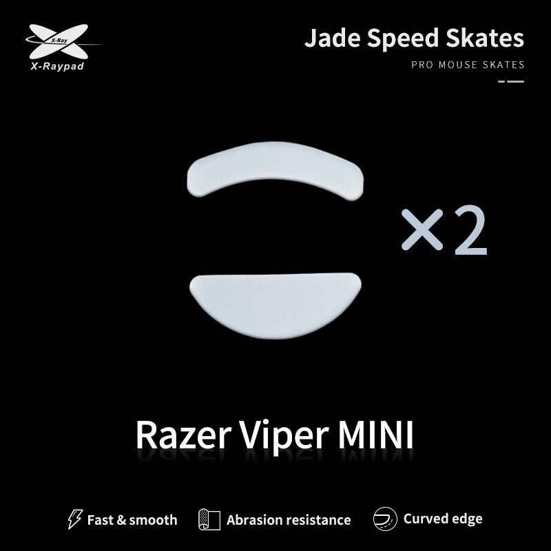 Ножки для мыши (глайды) X-raypad Jade для Razer Viper mini, комплект из 2-х наборов
