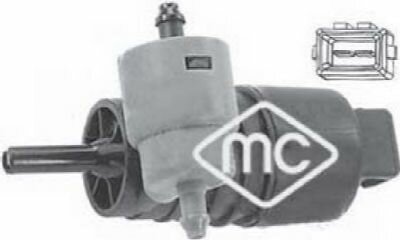 Насос омывателя VW GOLF II/III/PASSAT B3/B4/T4/SHARAN (2 соединения) Metalcaucho 02061