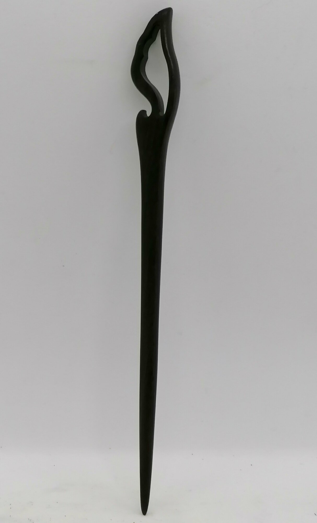 Шпилька сандаловая, черный сандал" пламя "