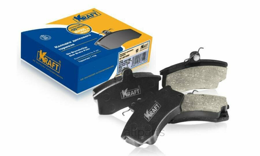 KRAFT KT091352 Колодки передние ВАЗ 08-09 ВАЗ 2108-099 KRAFT KT091352