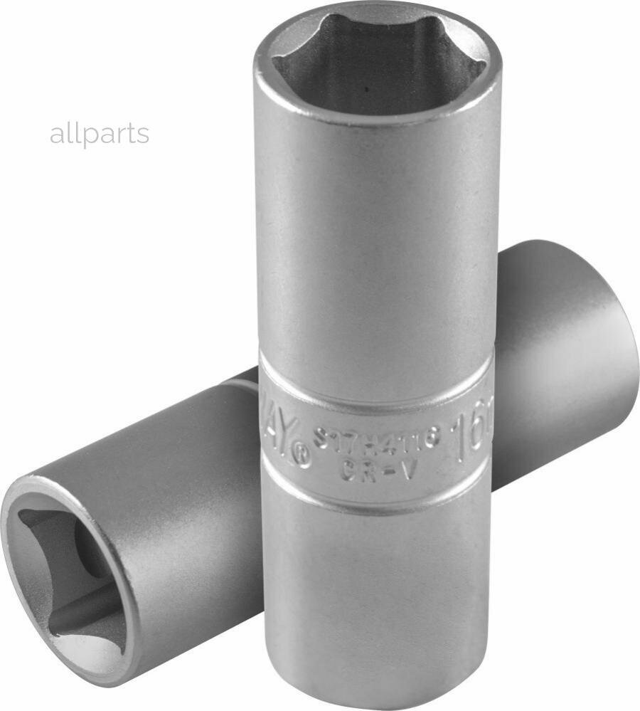 JONNESWAY S17H4116 Головка свечная 16 мм 6-гранная 1/2DR JONNESWAY S17H4116