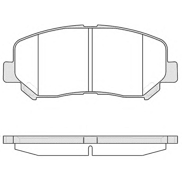 REMSA 151302 (K0Y13323Z / K0Y13328Z / KDY93328Z) колодки дисковые передние