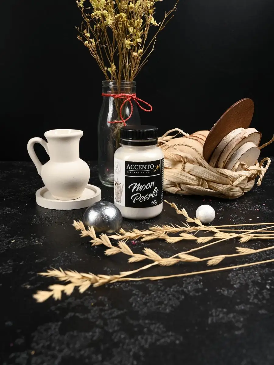 Краска акриловая для рисования "Лунный жемчуг" (0,15кг) ТМ "AccentO" ART