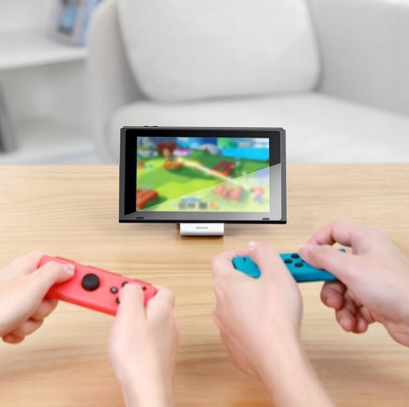 Подставка для зарядки Nintendo Switch/Switch Lite, Baseus SW Charging Stand GS10, Серый