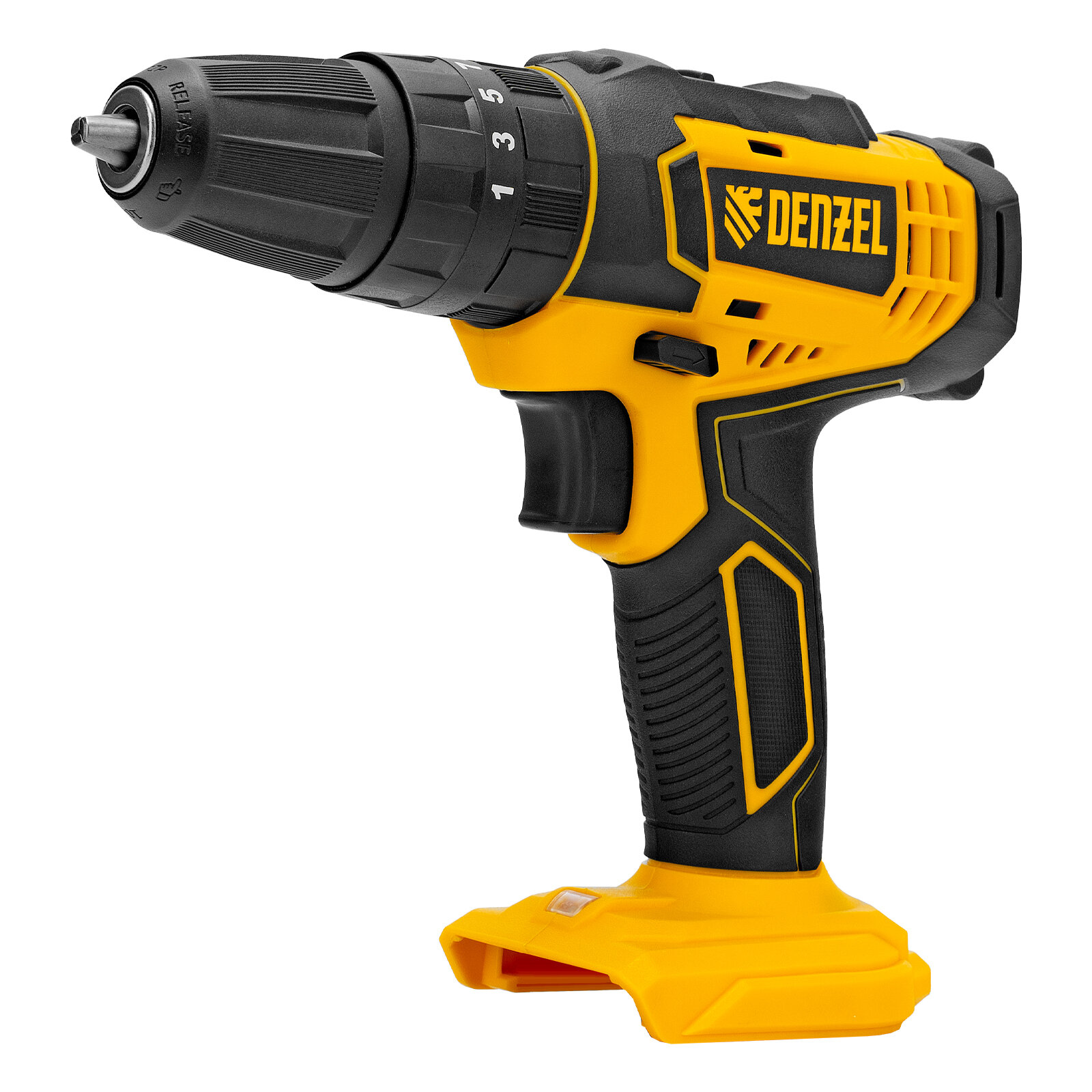 Дрель-шуруповерт аккумуляторная ударная CID-18-0, Li-Ion, 18 В Denzel 26136