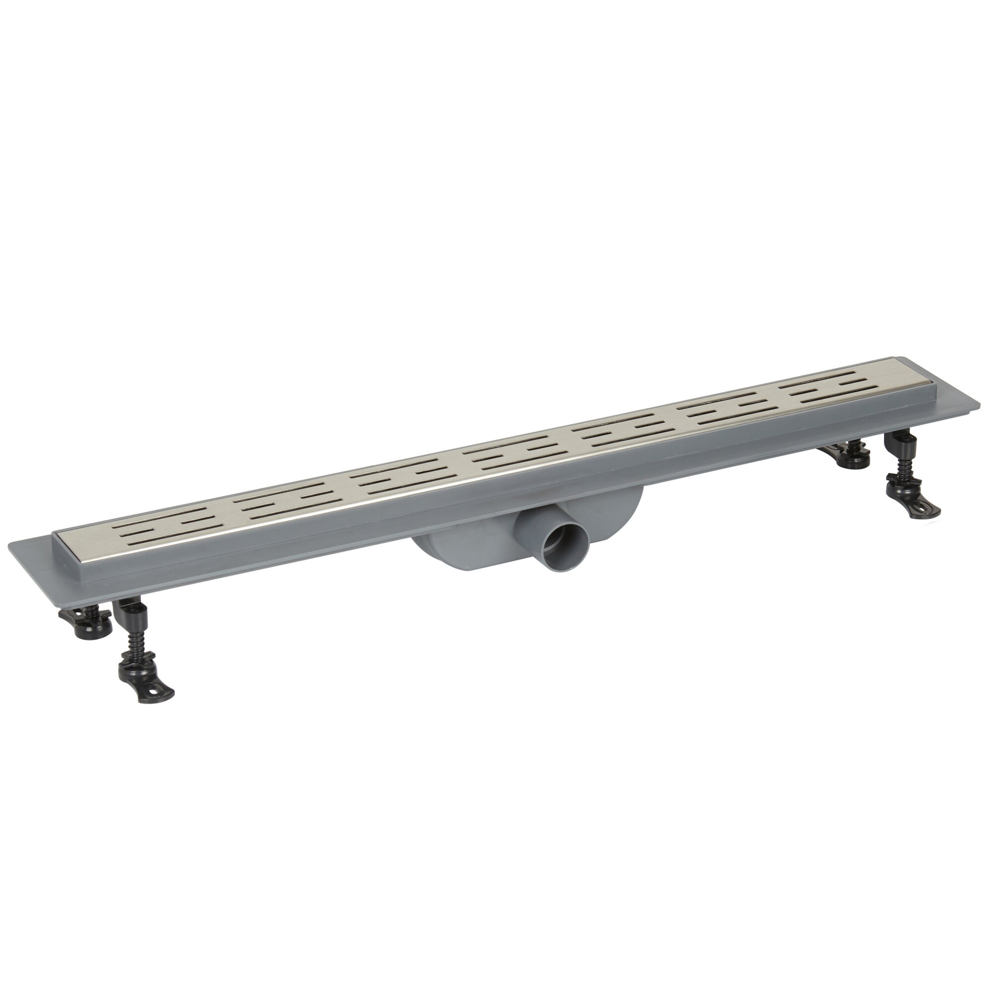 Трап линейный (душевой лоток) Vimarr YB-1 516YB137001040 700 мм с горизонтальным выходом D40/50 мм, с решеткой хром