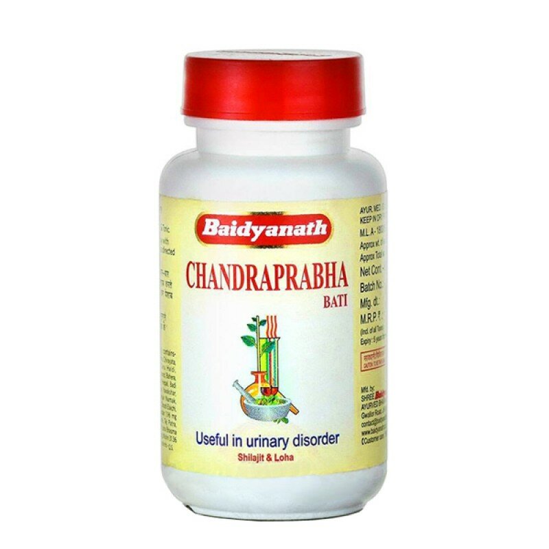 Чандрапрабха бати марки Байдианат(Chandraprabha Bati Baidyanath), 80 таблеток