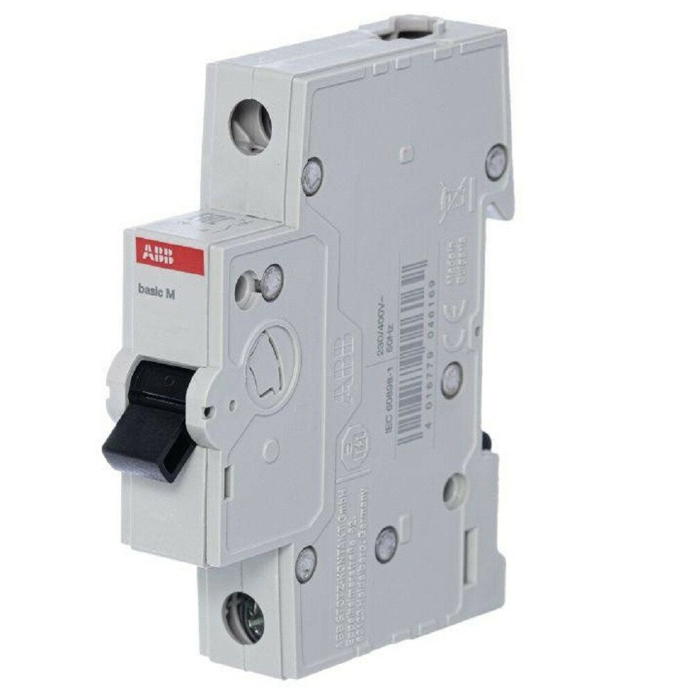 Автоматический выключатель 1P, 20A, C, BMS411C20 ABB 2CDS641041R0204; Basic M .