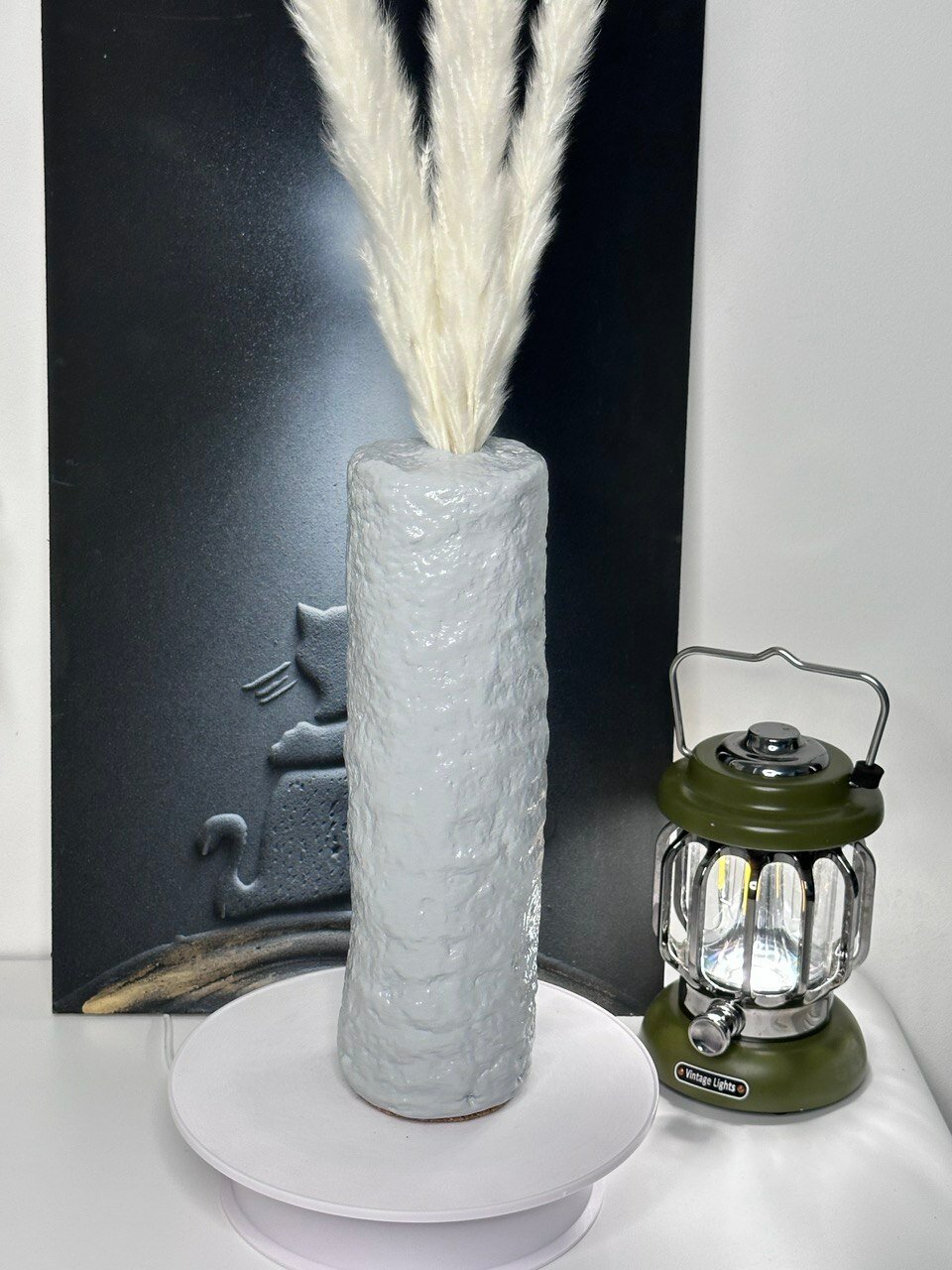 Ваза интерьерная для сухоцветов