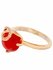 Кольцо Lotus Jewelry, агат, размер 16, красный