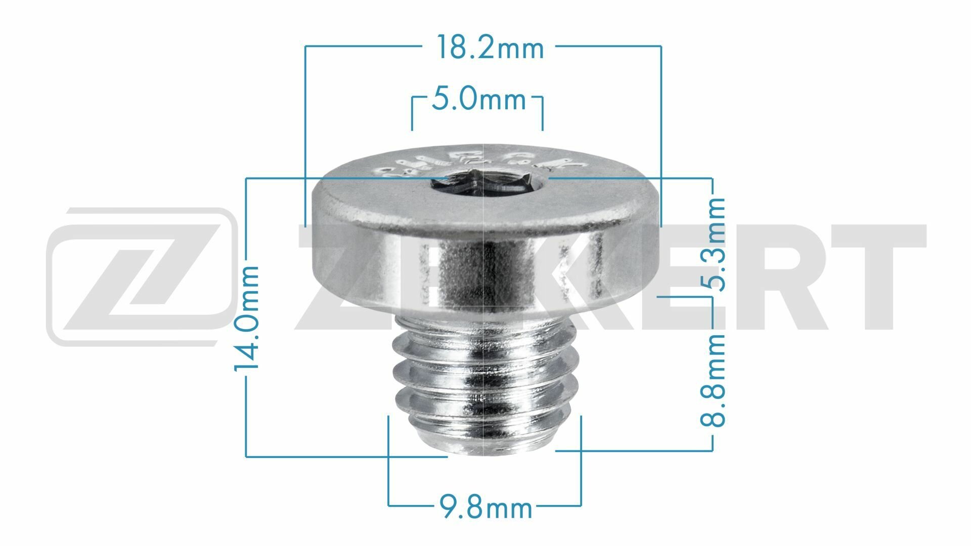 Пробка сливная для Тойота BE-3575 ZEKKERT