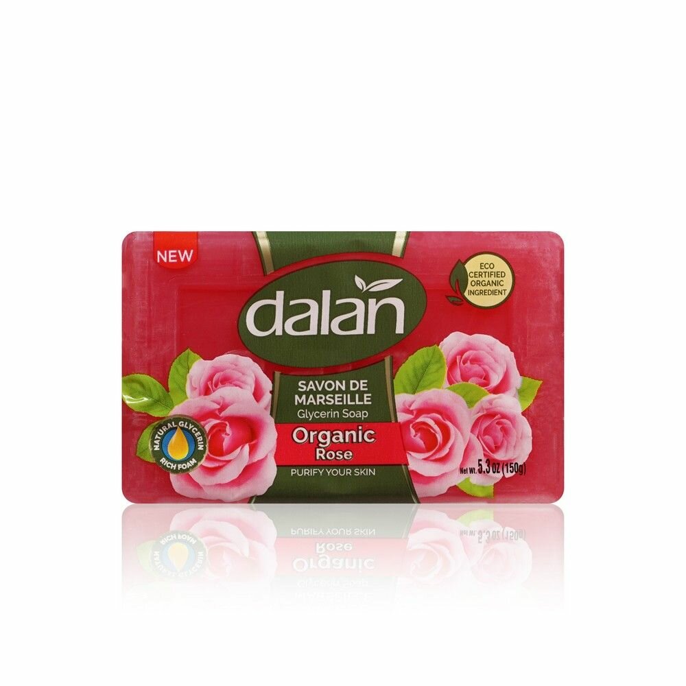Туалетное мыло Dalan Organic Rose" Savon De Marseille" 150 г