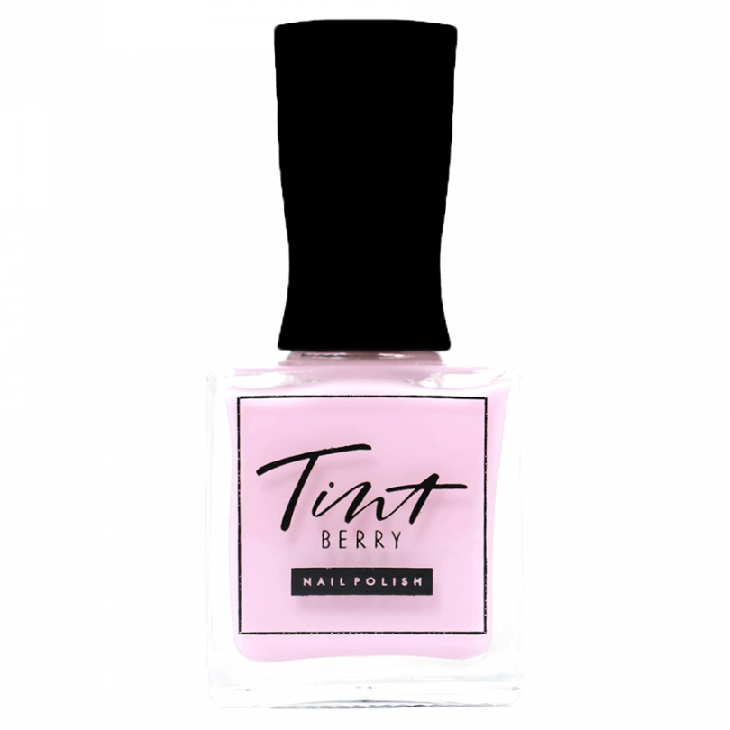 Лак для ногтей "Жена миллиардера" - плотный розовый с блеском, 11мл, TintBerry