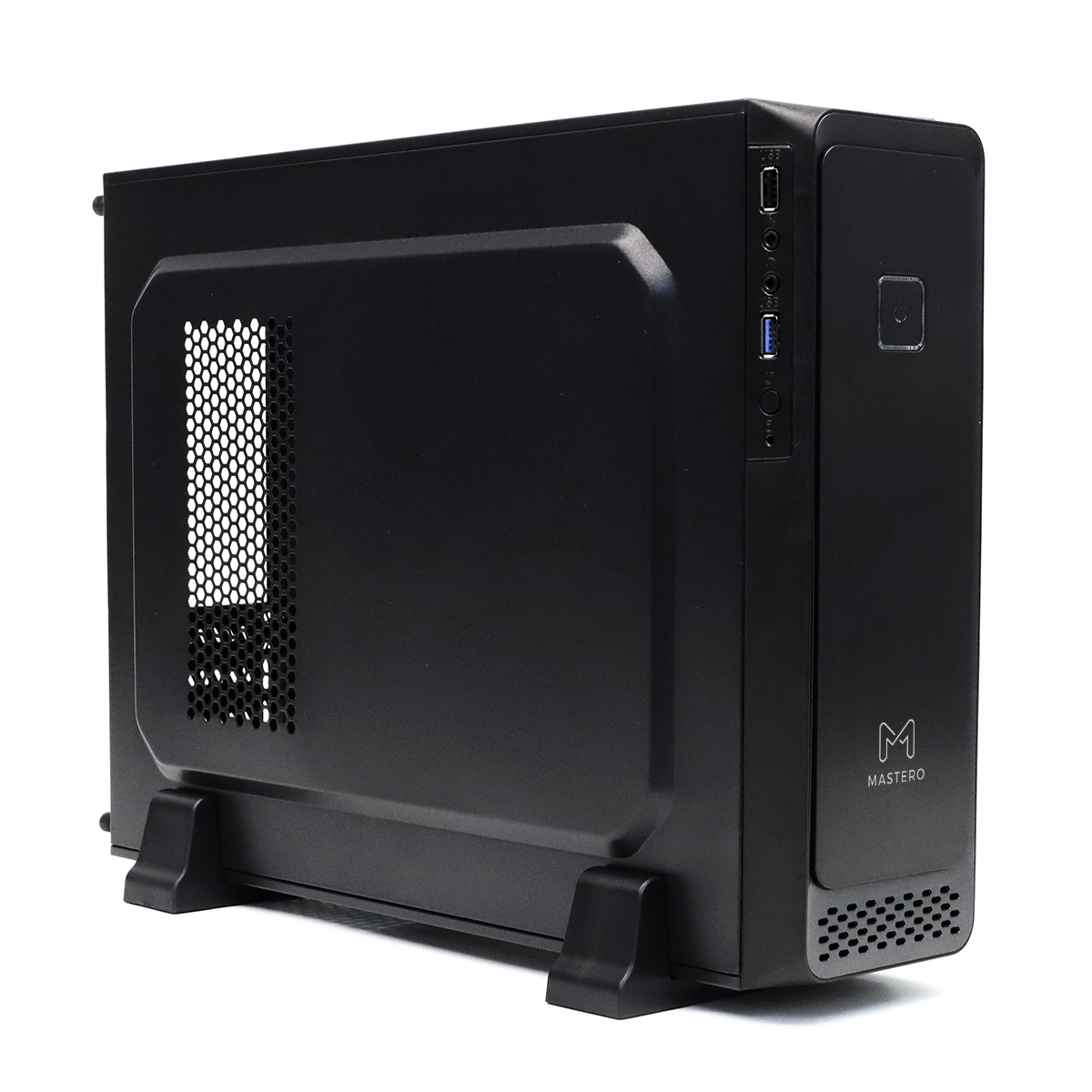Корпус Mastero BCS-01 mATX, Slim-Desktop, 400 Вт черный (MST-BCS-01-400W-BF)