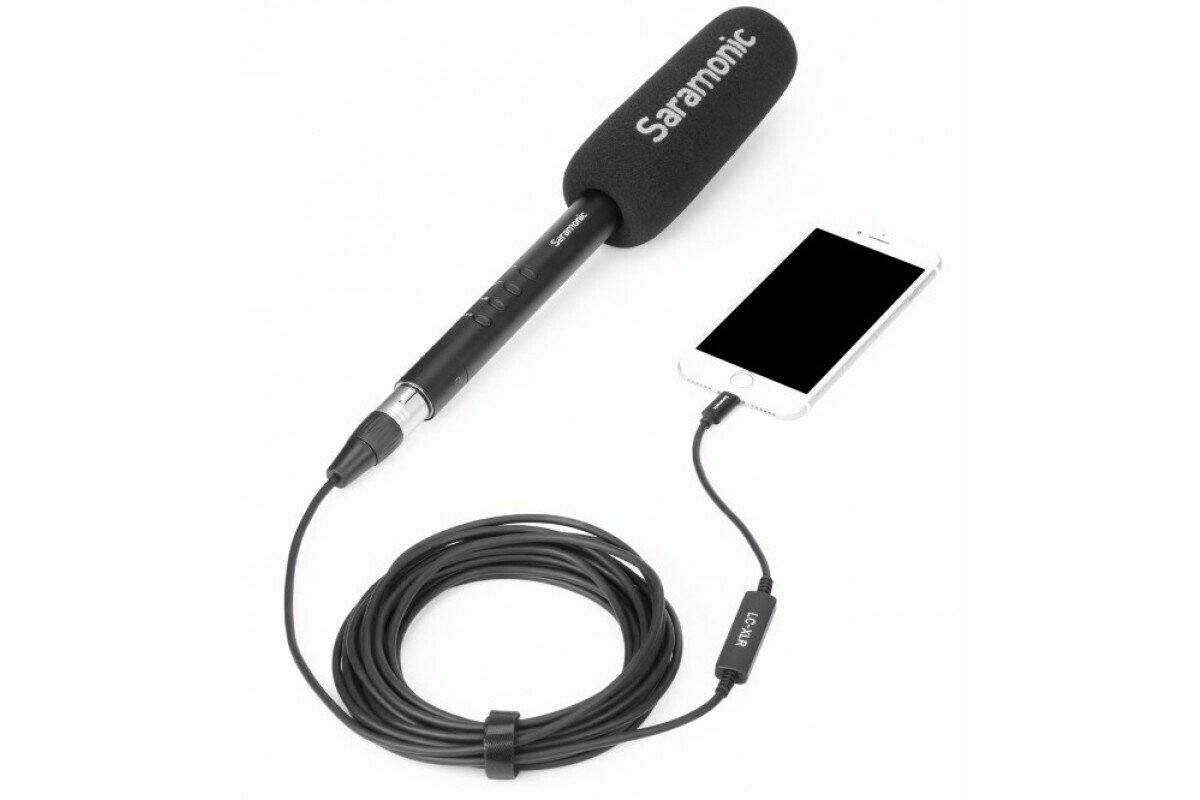 Кабель Saramonic LC-XLR с XLR на Lightning для микрофонов, длина 6 м