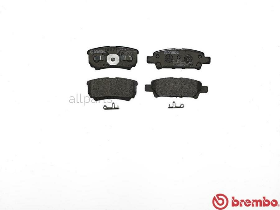 BREMBO P54034 Колодки тормозные дисковые
