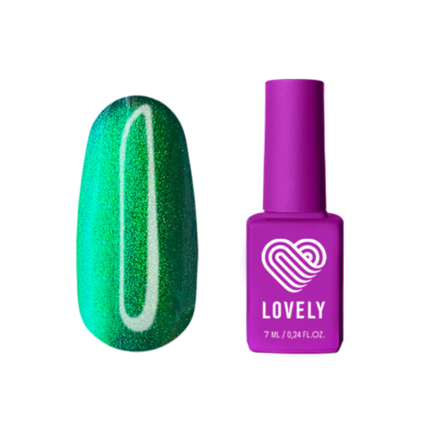 Гель-лак Lovely, Fire Cat №03 - Зеленый